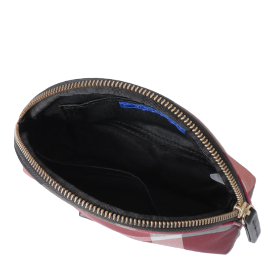 BLUE LABEL CRESTBRIDGE CHECK POUCH 55201-310-16 FROM JAPAN RED ...