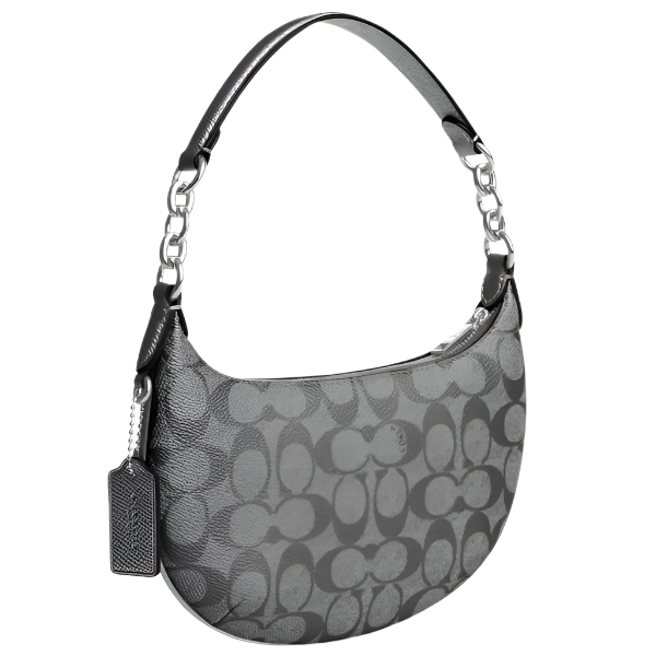 COACH MINI PAYTON BAG IN SIGNATURE CANVAS IN SILVER/GUNMETAL MULTI CX6 ...