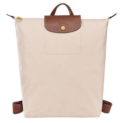 LONGCHAMP LE PLIAGE BACKPACK BIGGER SIZE 10284 089 P71 PAPER CREAM ...