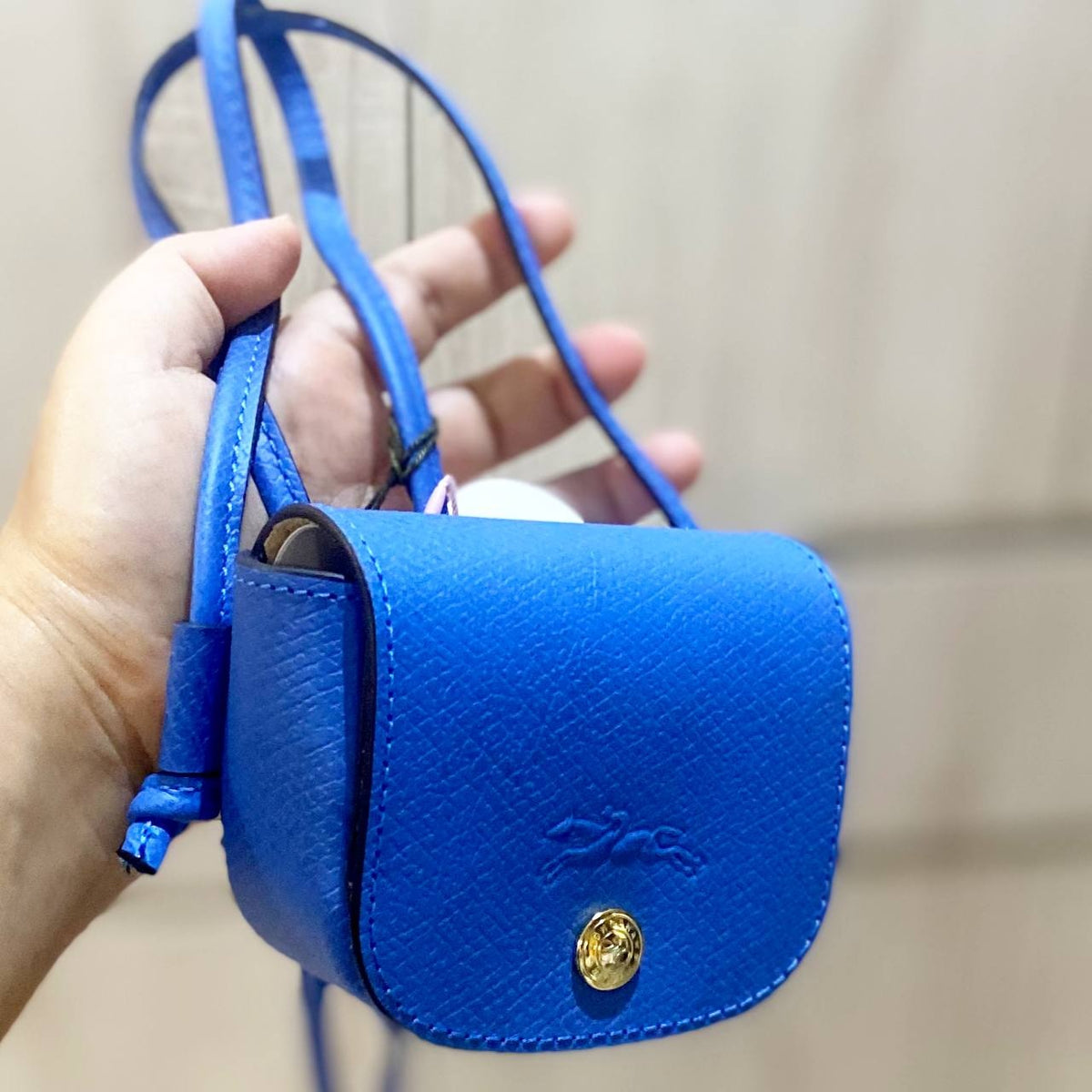 LONGCHAMP ÉPURE CROSSBODY BAG MINI FULL LEATHER 30027 HYZ 487 BLUE ...